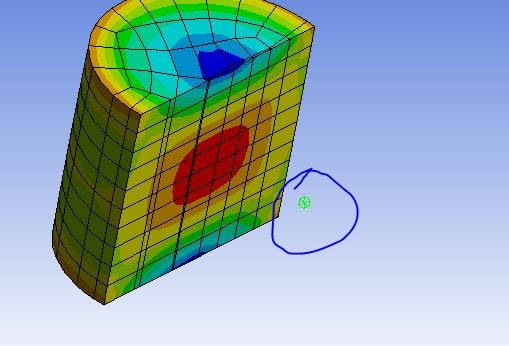 How to find the ID of an internal node of a cylinder