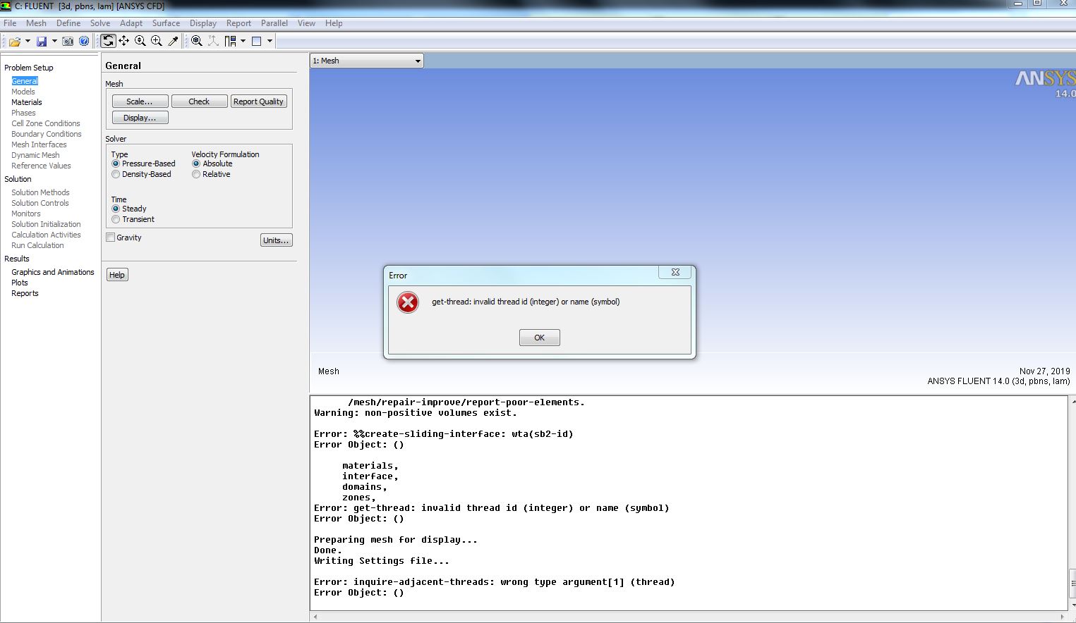 Fluent Error — Ansys Learning Forum