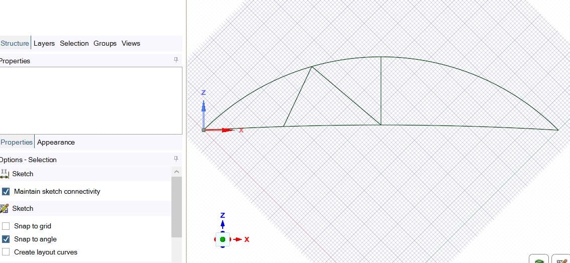 Convert sketch to “Create Layout Curves”