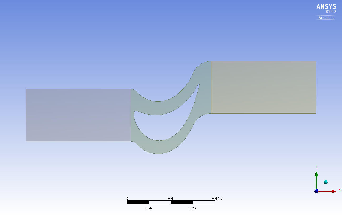 Multi Reference Frame-2D Turbine Rotor