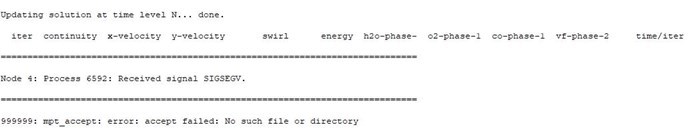 Parallel error messages