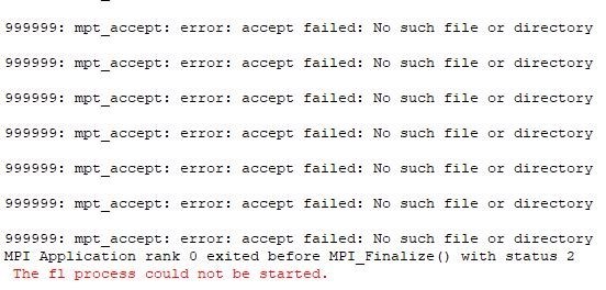 Parallel error messages