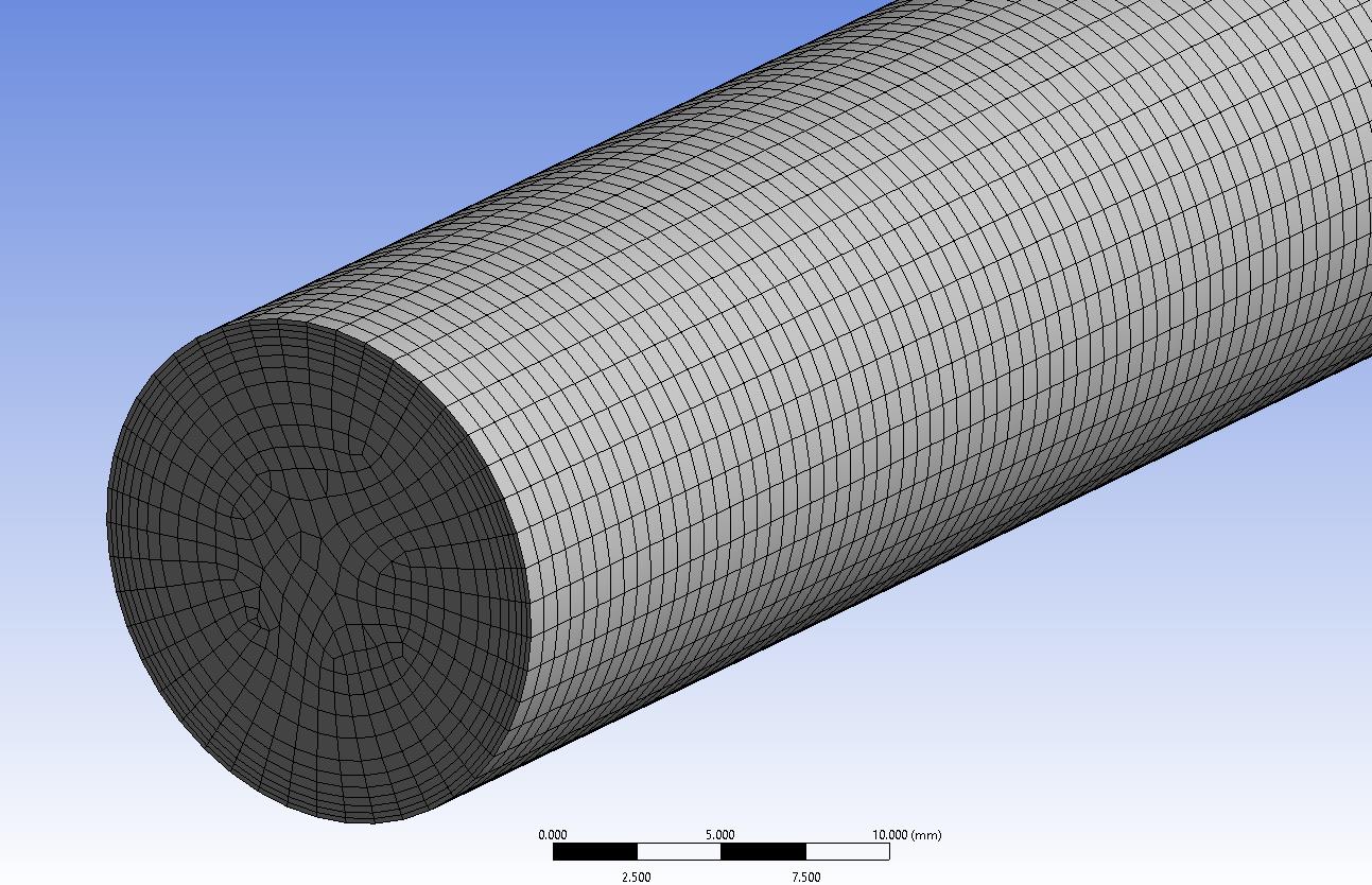 Turbulent Flow Simulation In A Long Pipe