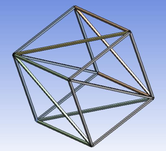 3D TRUSS WITH LINK180 ELEMENT