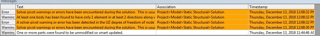 Need some help i got an error about solver pivot when i try to create a stage