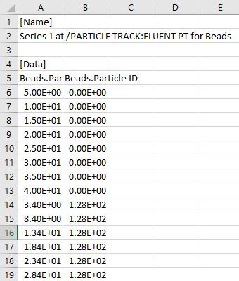 Fluent CFD Post, Exporting data to Excel, Am Only Able to Export a Maximum of 121 Data Points