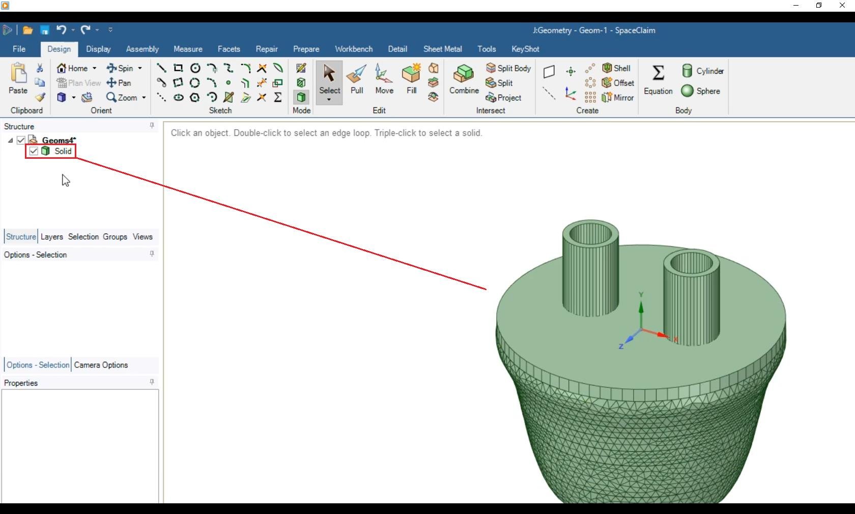 Extract Internal Volume from STL file