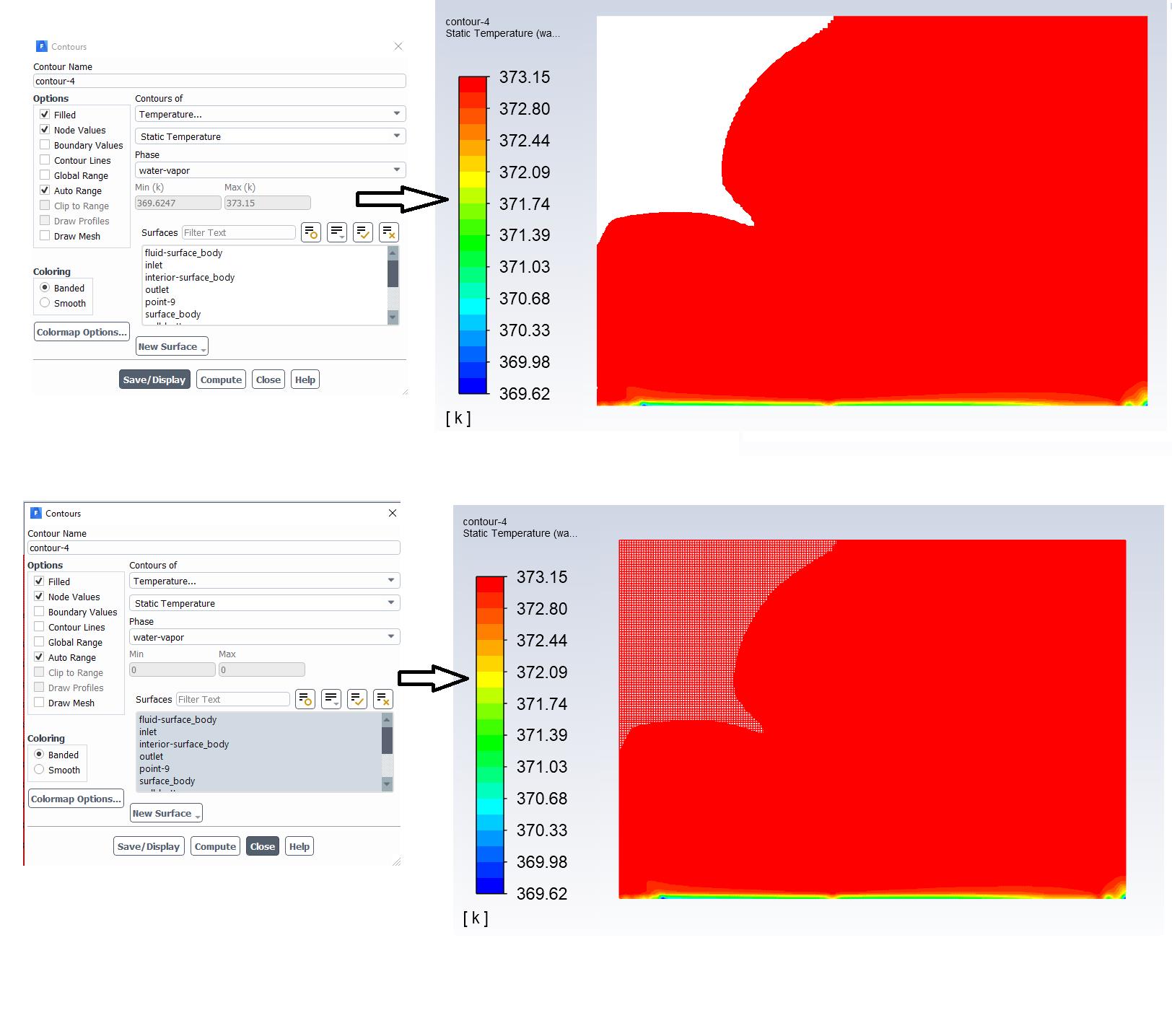 Temperature contour plot on a 2D domain — Ansys Learning Forum Temperature contour plot on a 2D domain — Ansys Learning Forum