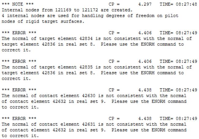 Error in Mechanical Version 2019R2