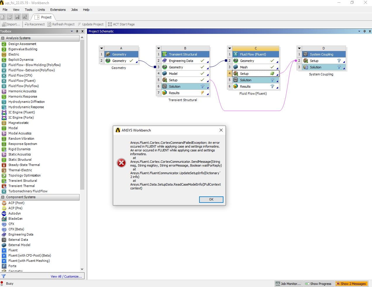 Ansys Workbench Errors — Ansys Learning Forum