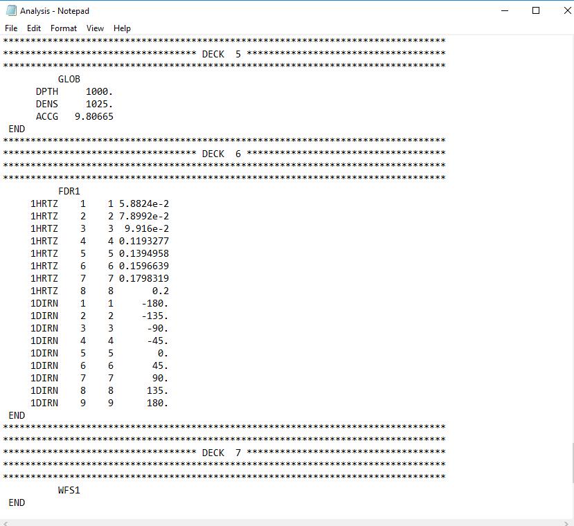 transfer the hydrodynamic load from Aqwa to static structural by using ...