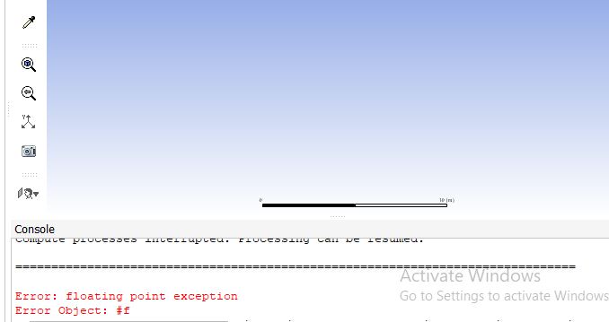 Floating point exception error
