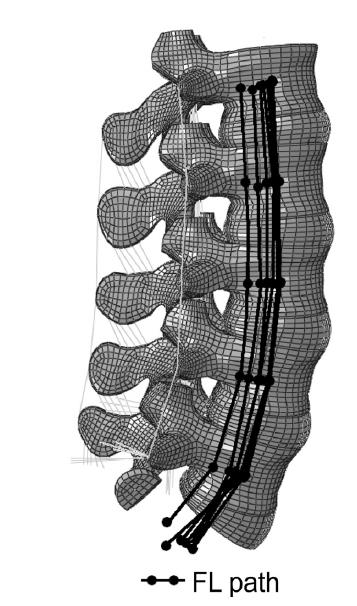 how to apply follower load path in ansys apdl