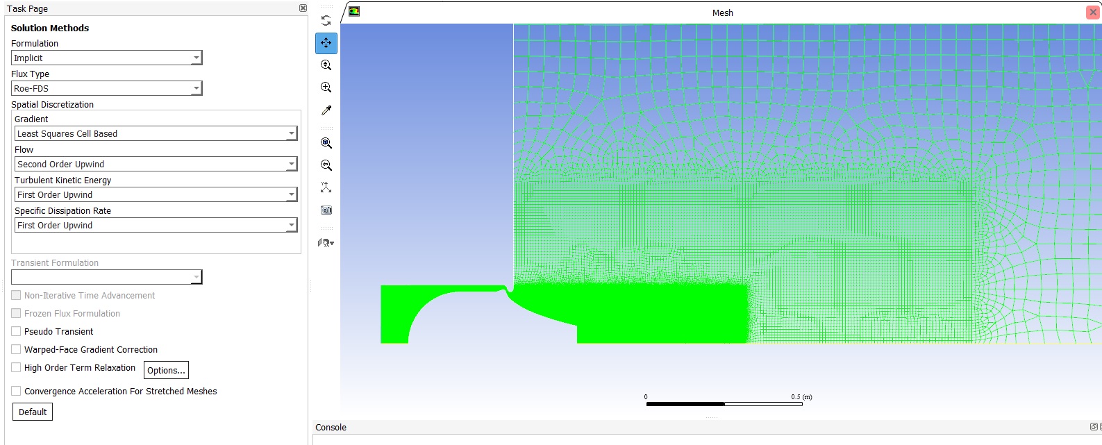 FLUENT Floating point exception on compressible flow analysis over ...
