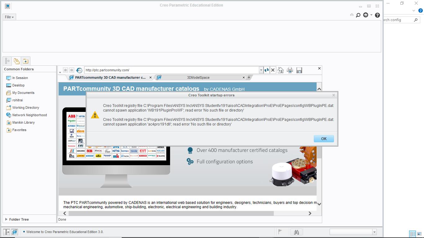 Setting UP Workbench to work with Creo 3.0