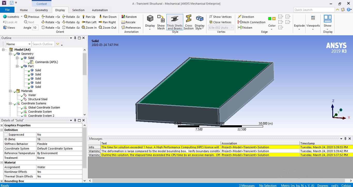 water leakage from the water tank when earthquake load is applied ...