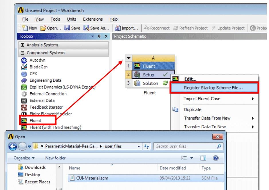 Parameter model in Fluent and Workbench Parameter model in Fluent and Workbench