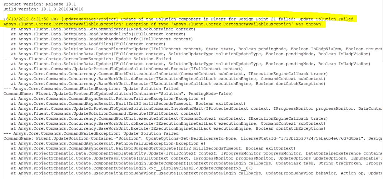 The Error Message In From Uievent File