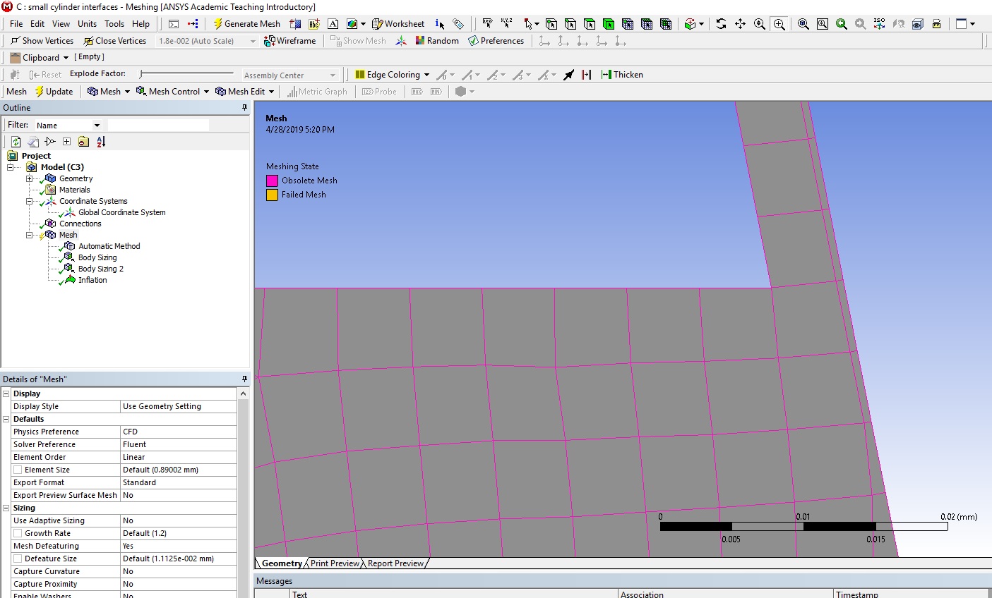 meshing problem meshing problem