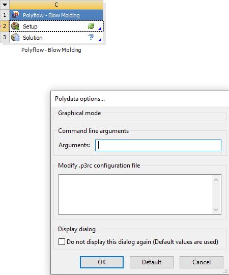 Polyflow Dimension fault; working array not large enough