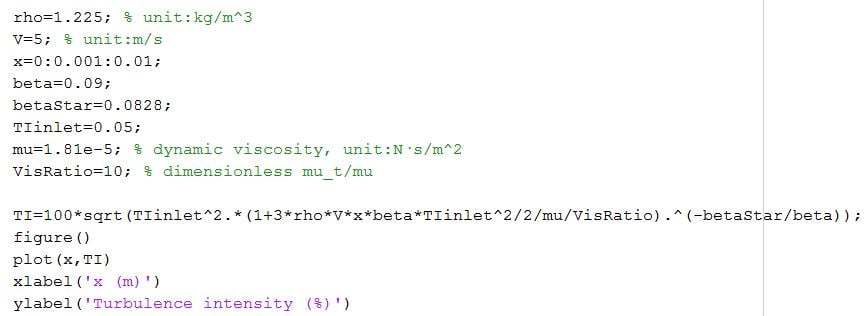 Question about the equation used to predict the decay of turbulence ...