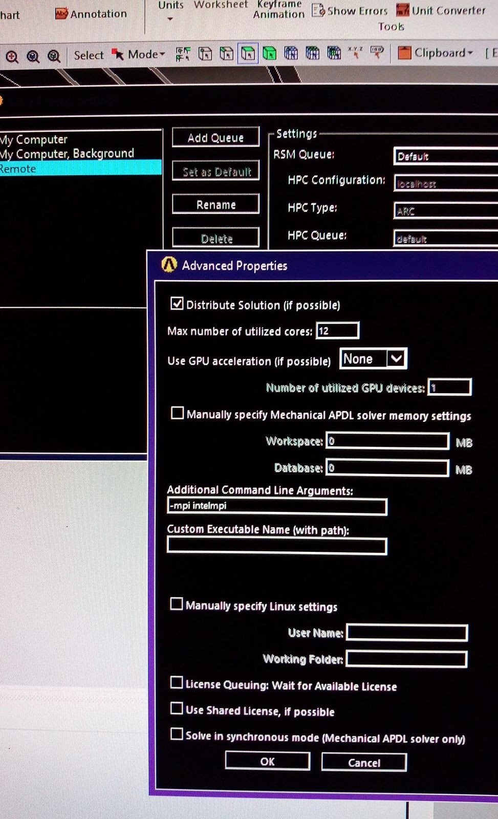 Distributed Solver — Ansys Learning Forum