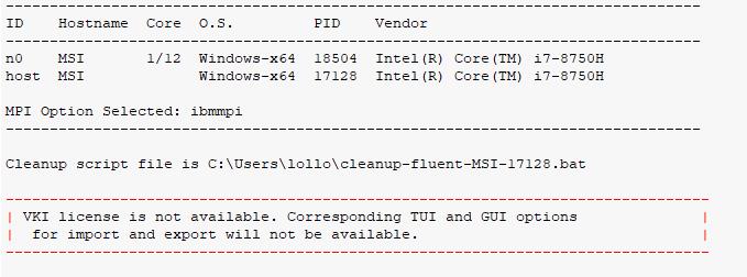 Problem with mesh tool for fluent in Ansys 19 installed in Centos 7