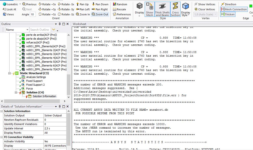 An Unknown Error Ocurred During Solution Check The Solver Output