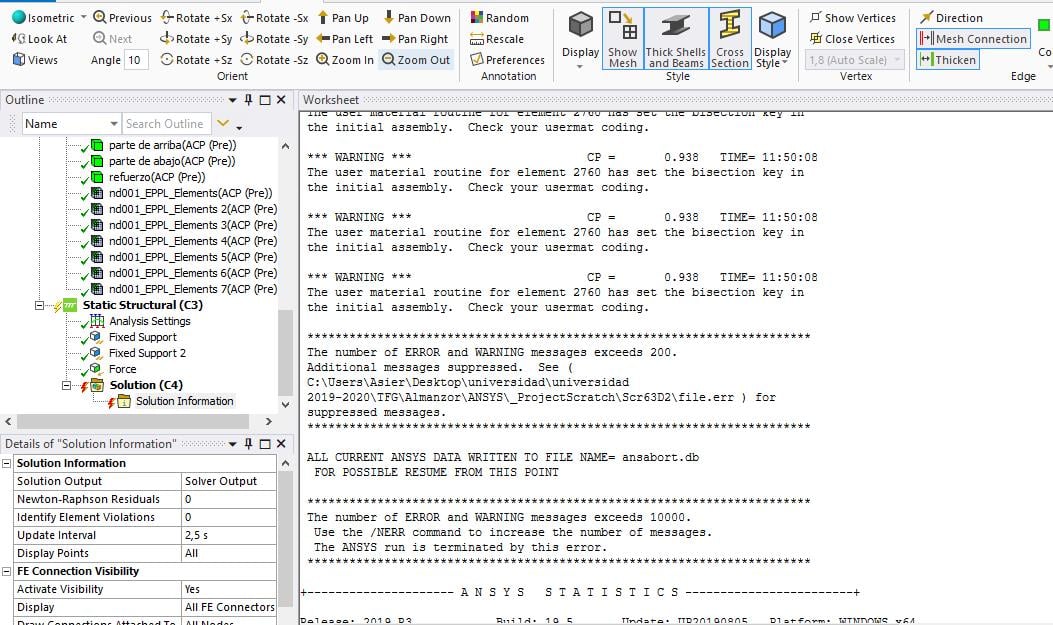 An Unknown Error Ocurred During Solution Check The Solver Output