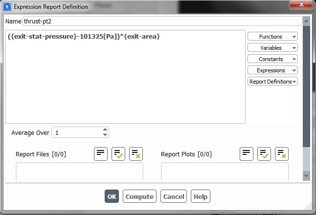 Bug using Fluent user-defined expression in report definitions