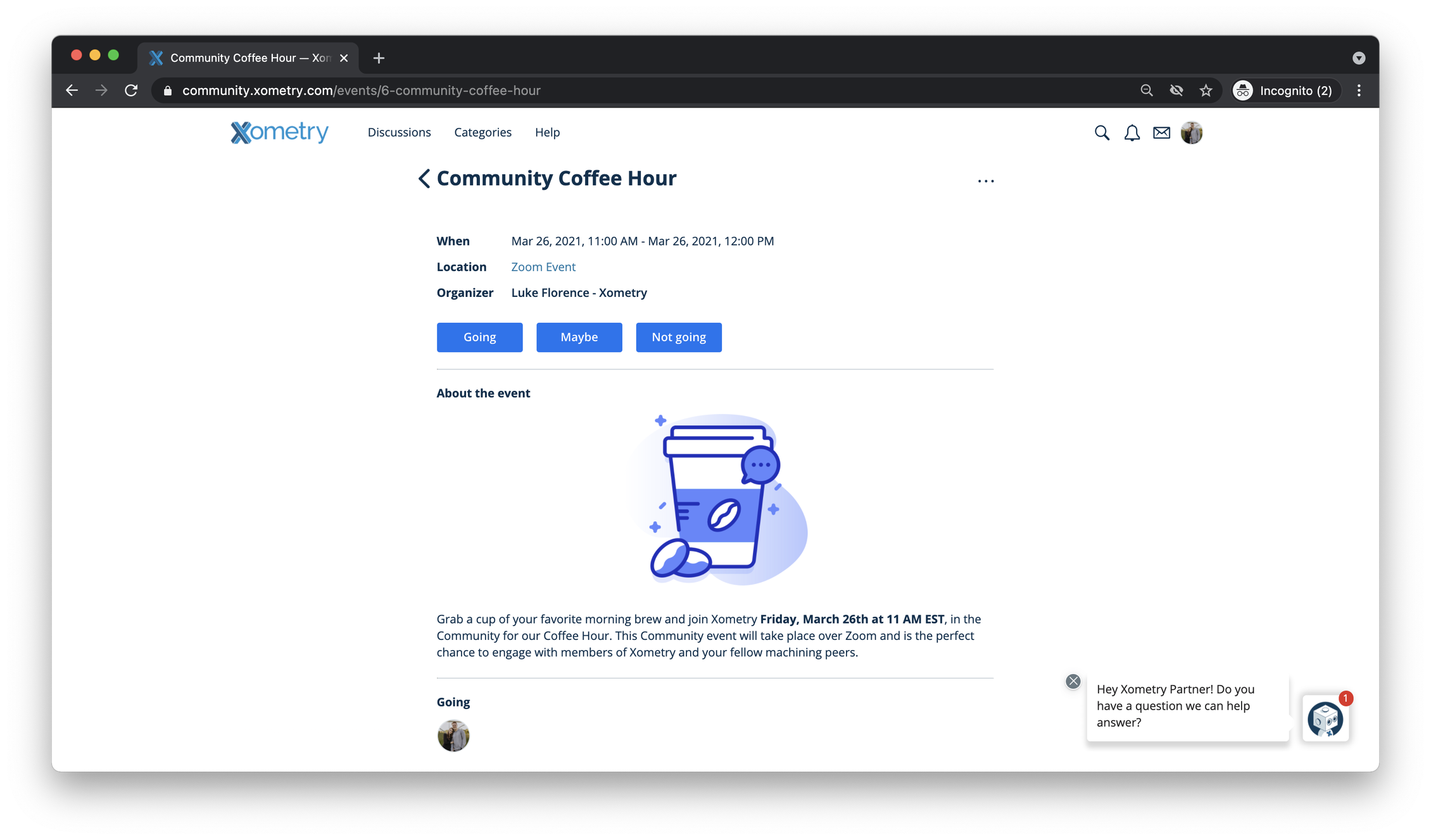 How to: Events — Xometry's Manufacturing Community