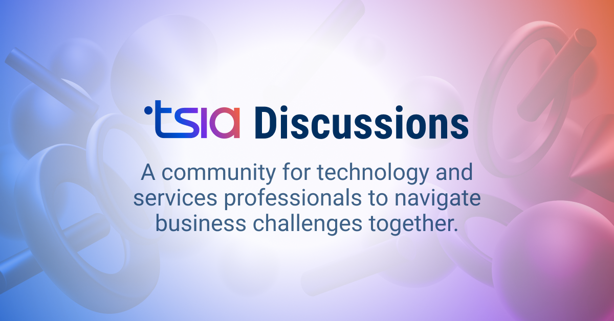 What does your in-app survey program look like? — TSIA Discussions