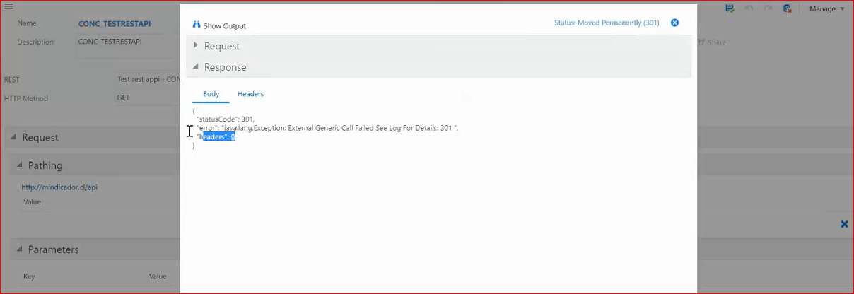 ORCH: External Generic Call Failed See Log For Details: 301->soapUI work fine Orch don't work ...