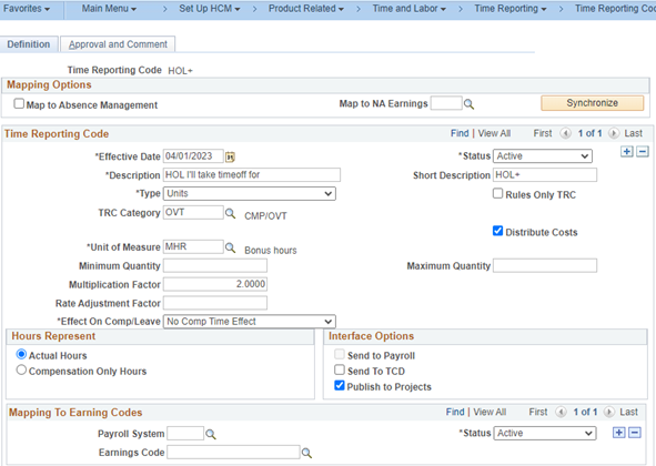 TRC Multiplication Factors — oracle-mosc
