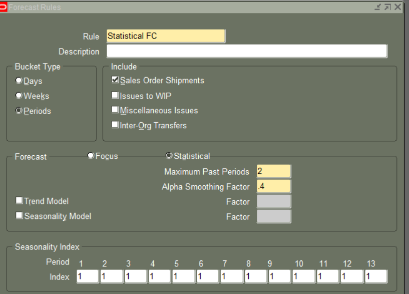 How Forecast MAD calculated — oracle-mosc