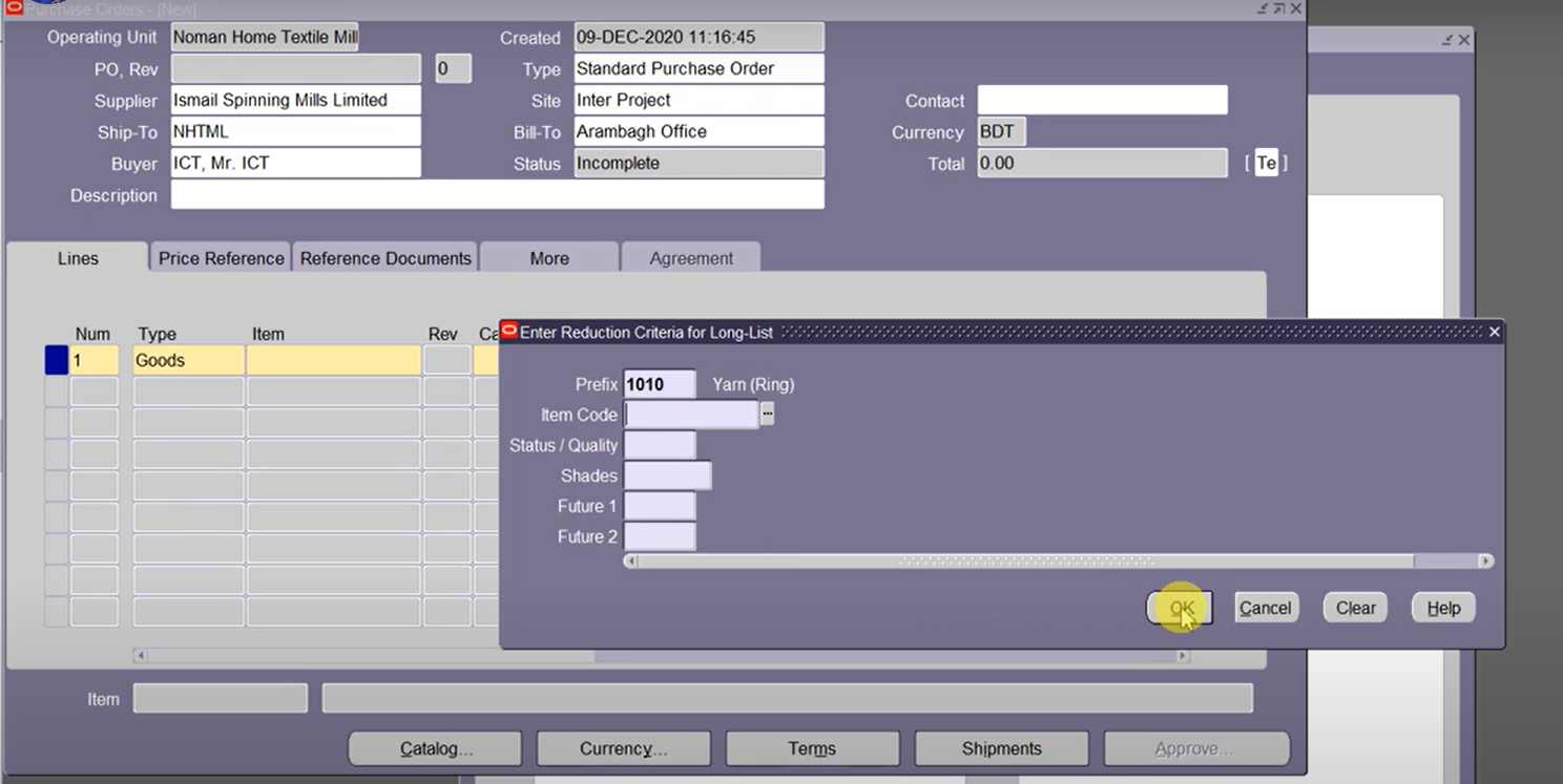 How to select items by segment — oracle-mosc