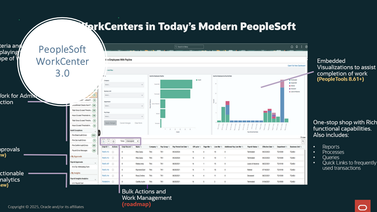 The PeopleSoft WorkCenter Framework Journey to 3.0 — oracle-mosc