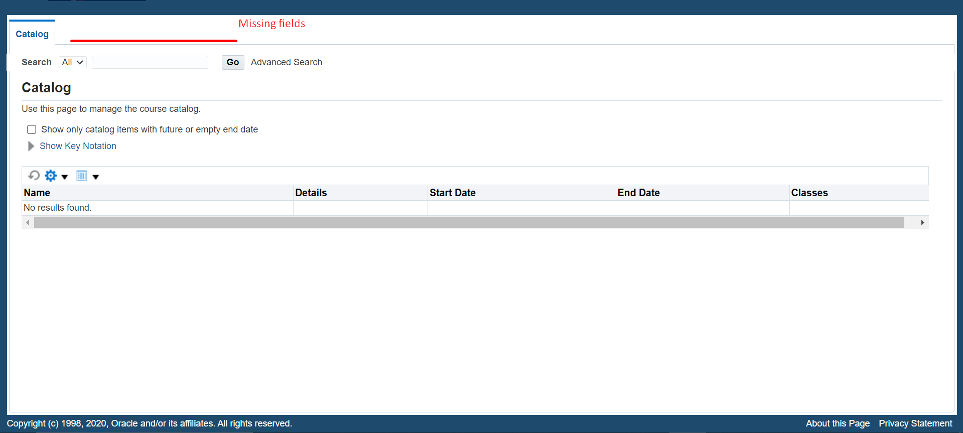 Missing setup options on OLM — oracle-mosc
