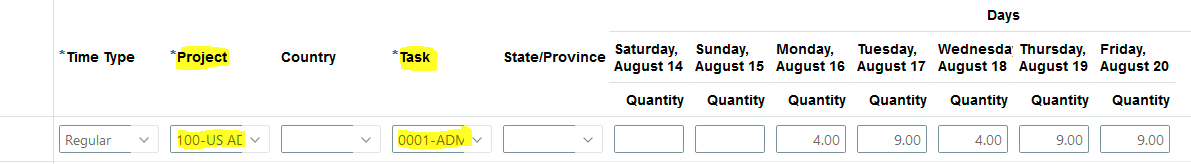 Query to fetch project and task number from the time card in oracle ... Query to fetch project and task number from the time card in oracle ...
