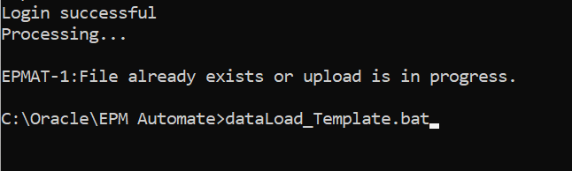 EPMAT-1:File already exists or upload is in progress. — oracle-mosc