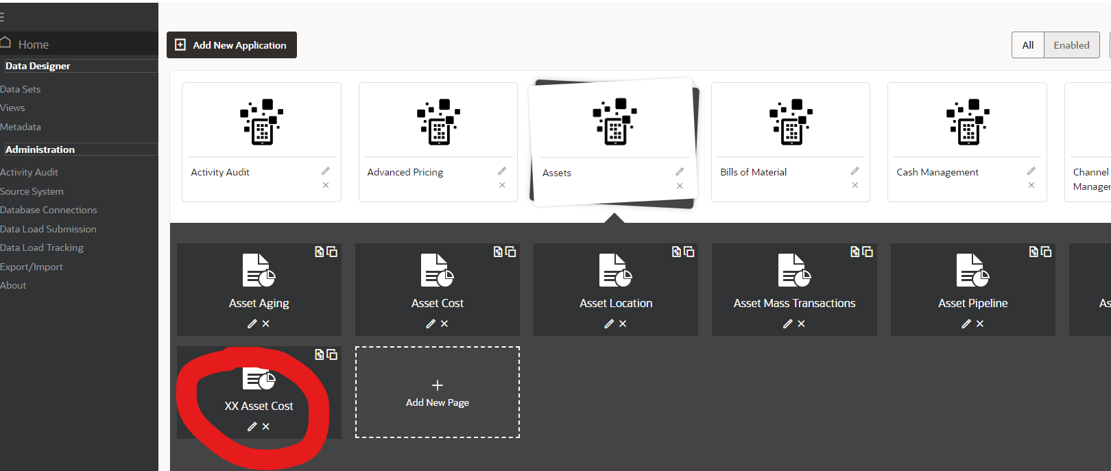 Unable to add a new tab in Asset ECC as Create Item missin at the "Sub ...