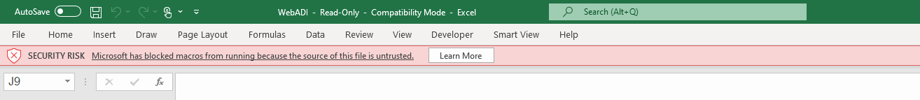 WEB ADI Journals not opening after Office 365 v2208 update. — oracle-mosc