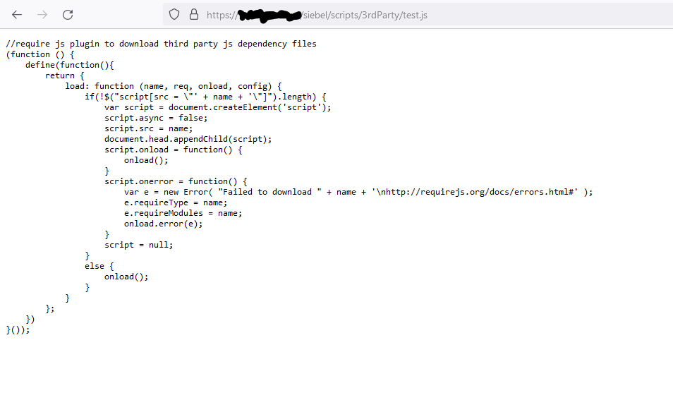 3rdParty folder block access to files — oracle-mosc