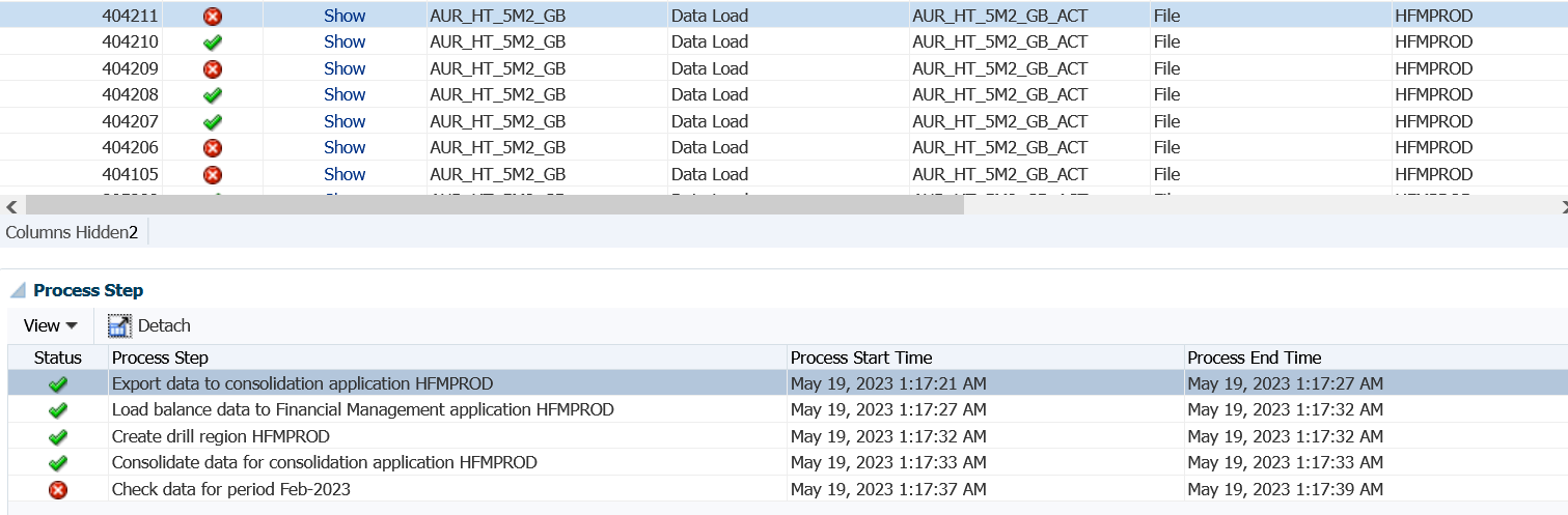 when I was tried to run the Job check report is getting failed. — oracle-mosc