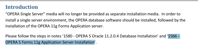 I download OPERA 5.6.5.0(dlp), to do 1581 - OPERA 5 Single Server ...