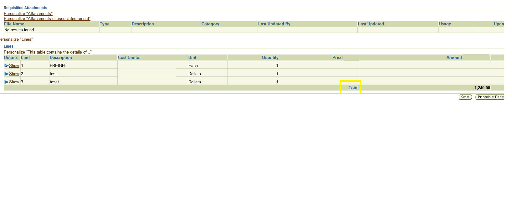 Edit the Prompt of Summary Field "Total" in an OAF Page Release 11i — oracle-mosc