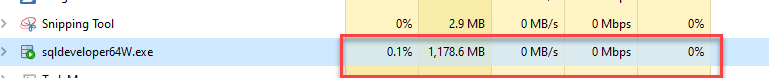 Sql Developer Is Extremely Slow — Oracle Mosc