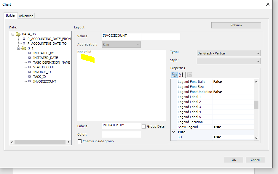 Create chart in RTF template for BI publisher — oracle-mosc