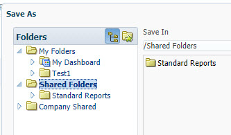 Taleo Recruit BI reporting - cannot create a subfolder under the ...