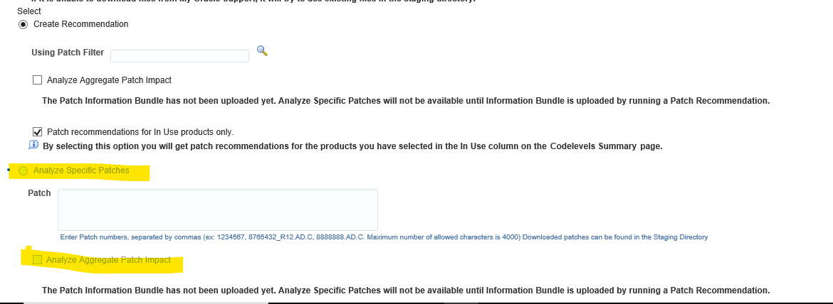 Patch Wizard for an individual Patch — oracle-mosc
